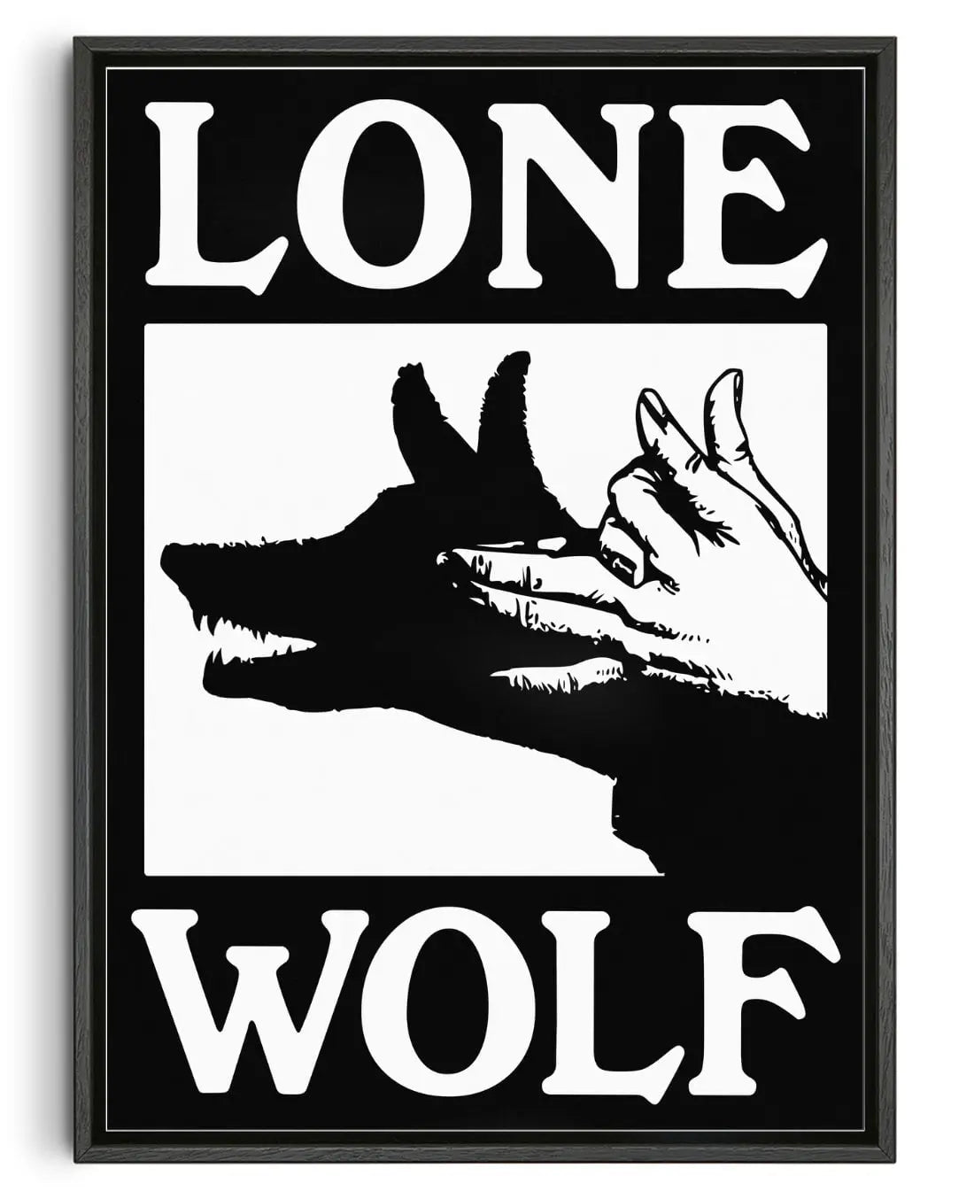 Lone Wolf - Canvas Print by Utsav Verma | DROOL Art