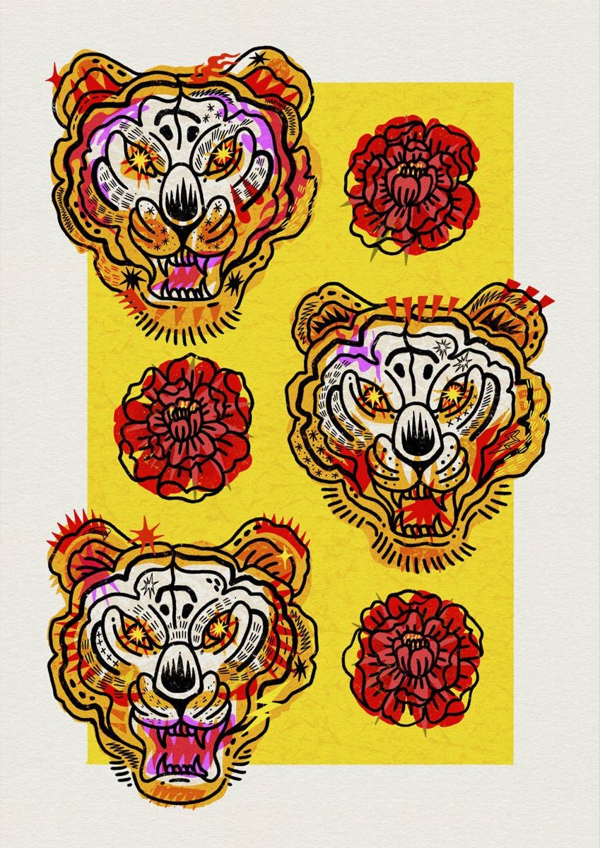 Electric Tigers by Kwonny – DROOL