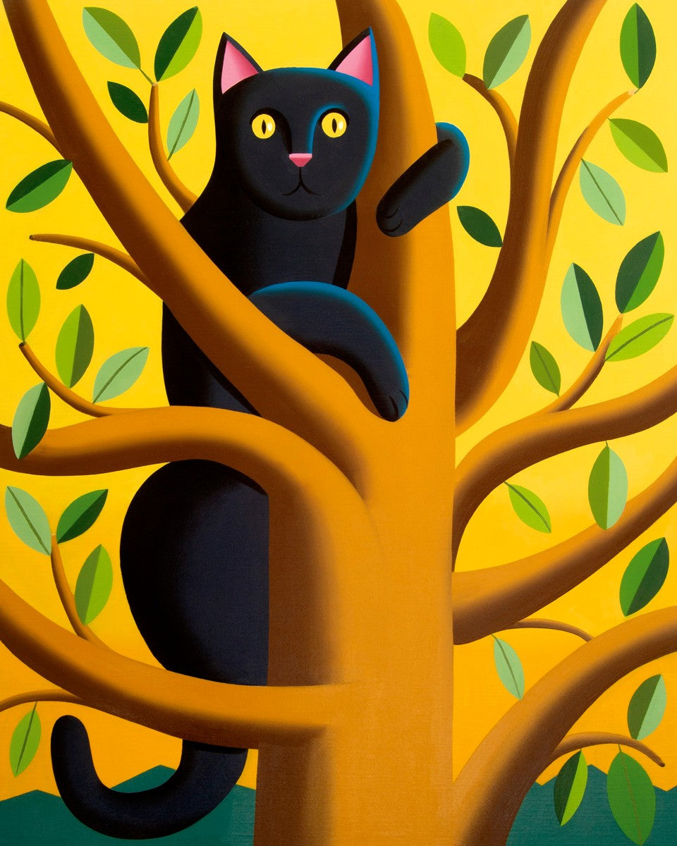 Cat up a tree by Juan de la Rica – DROOL