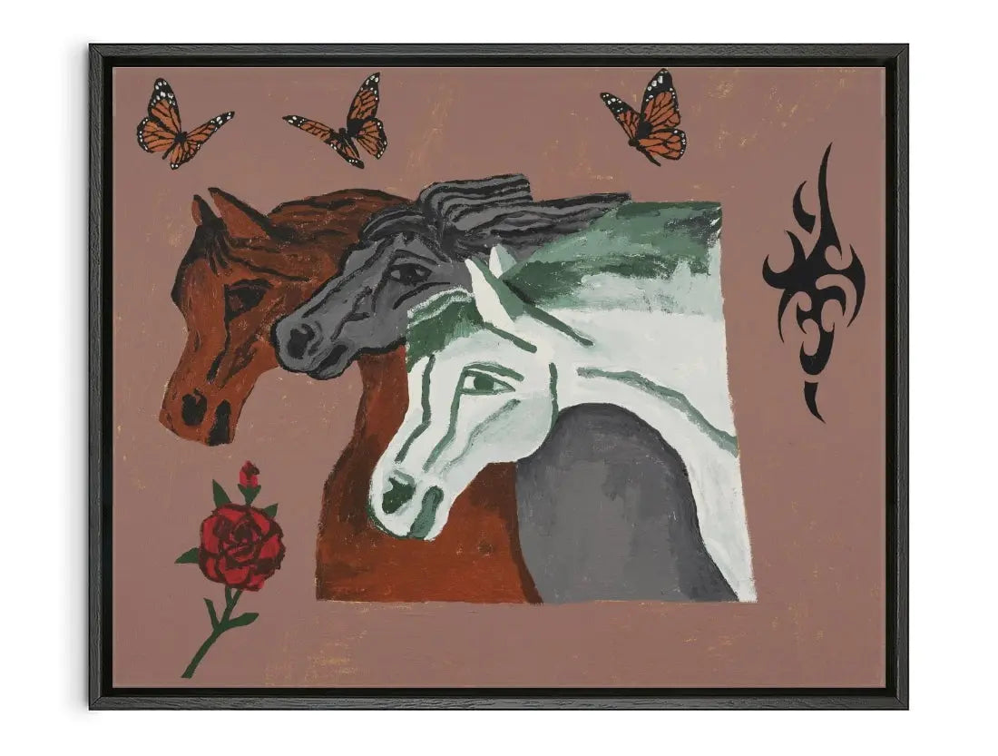 Pharaohs Horses - Canvas Print by Colby Edwards | DROOL Art