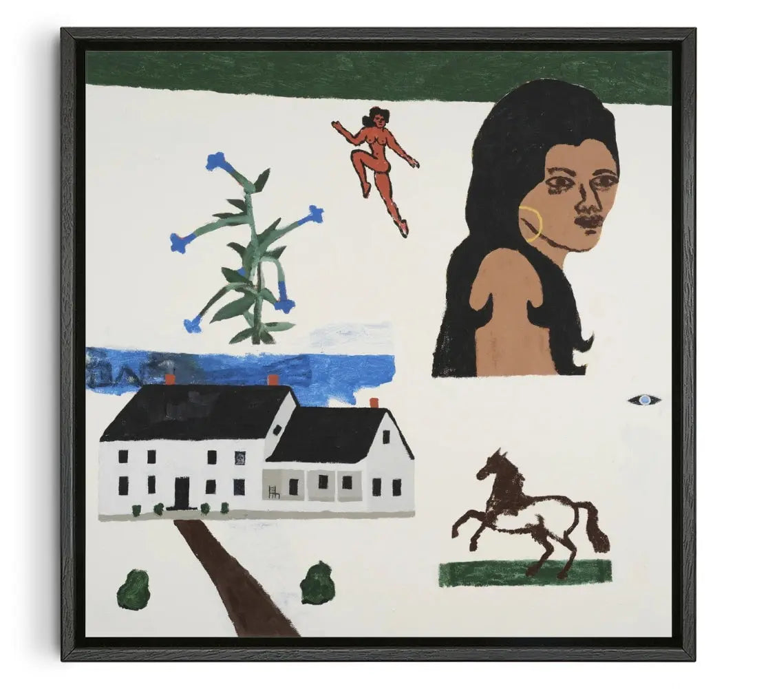 The Farmhouse - Canvas Print by Colby Edwards | DROOL Art