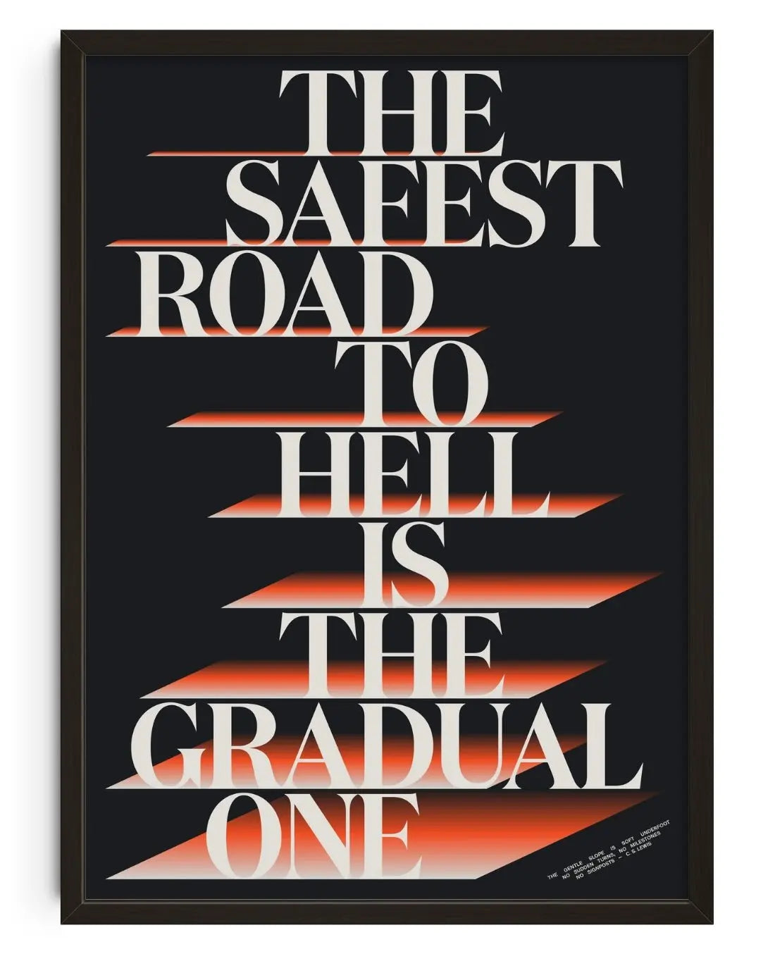 SAFEST ROAD TO HELL - Print by Xtian Miller | DROOL Art