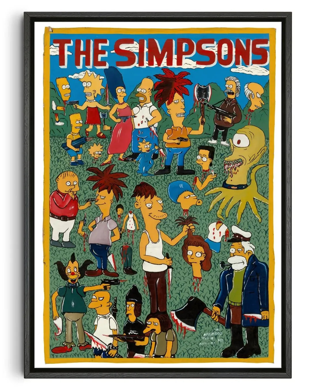 The Simpsons - Canvas Print by Deadly Prey | DROOL Art