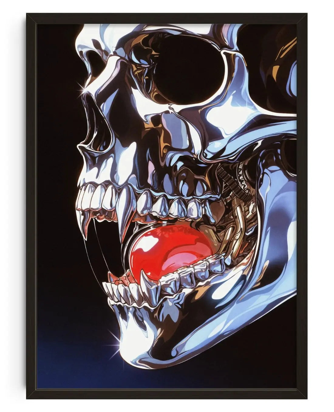 CYBER BEAST - Print by dolorsilentium | DROOL Art