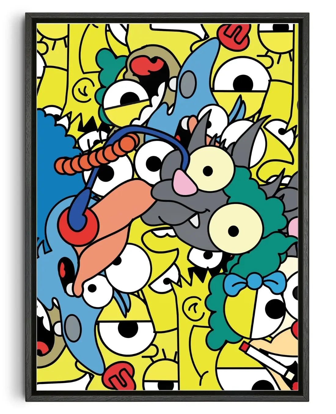 Simpson Megamixed - Canvas Print by Ignorance1 | DROOL Art