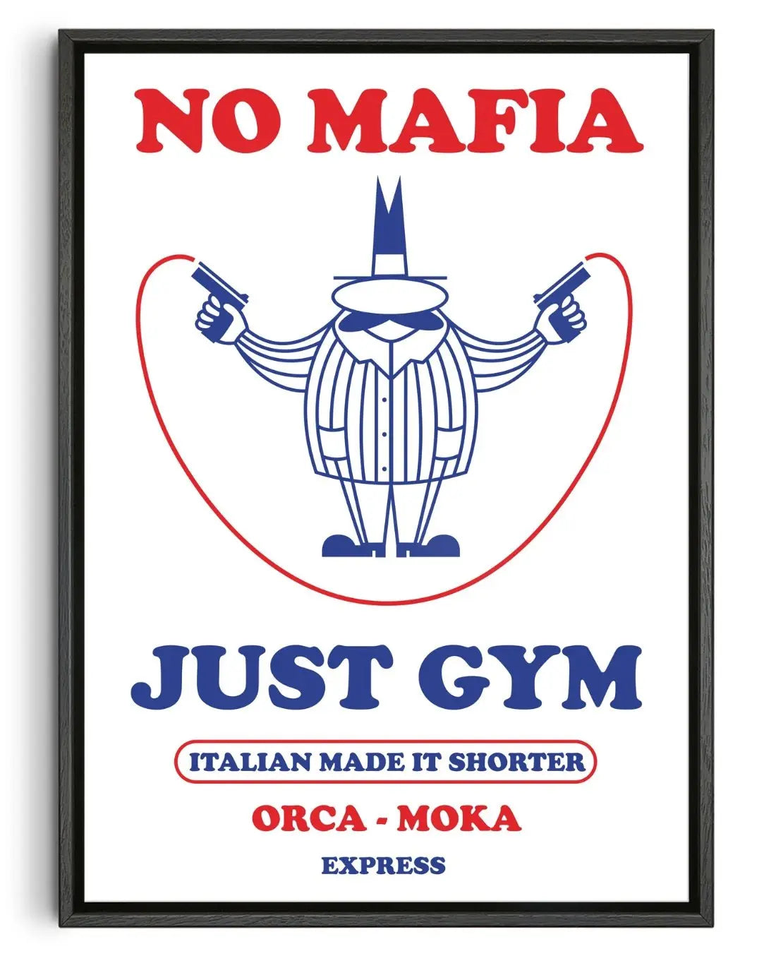 No Mafia - Canvas Print by Alessio Trudu | DROOL Art