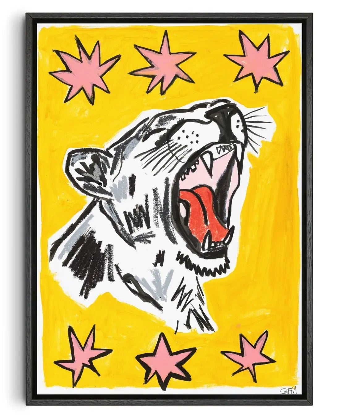 Cougar - Canvas Print by Caitlin Flood-Molyneux | DROOL Art