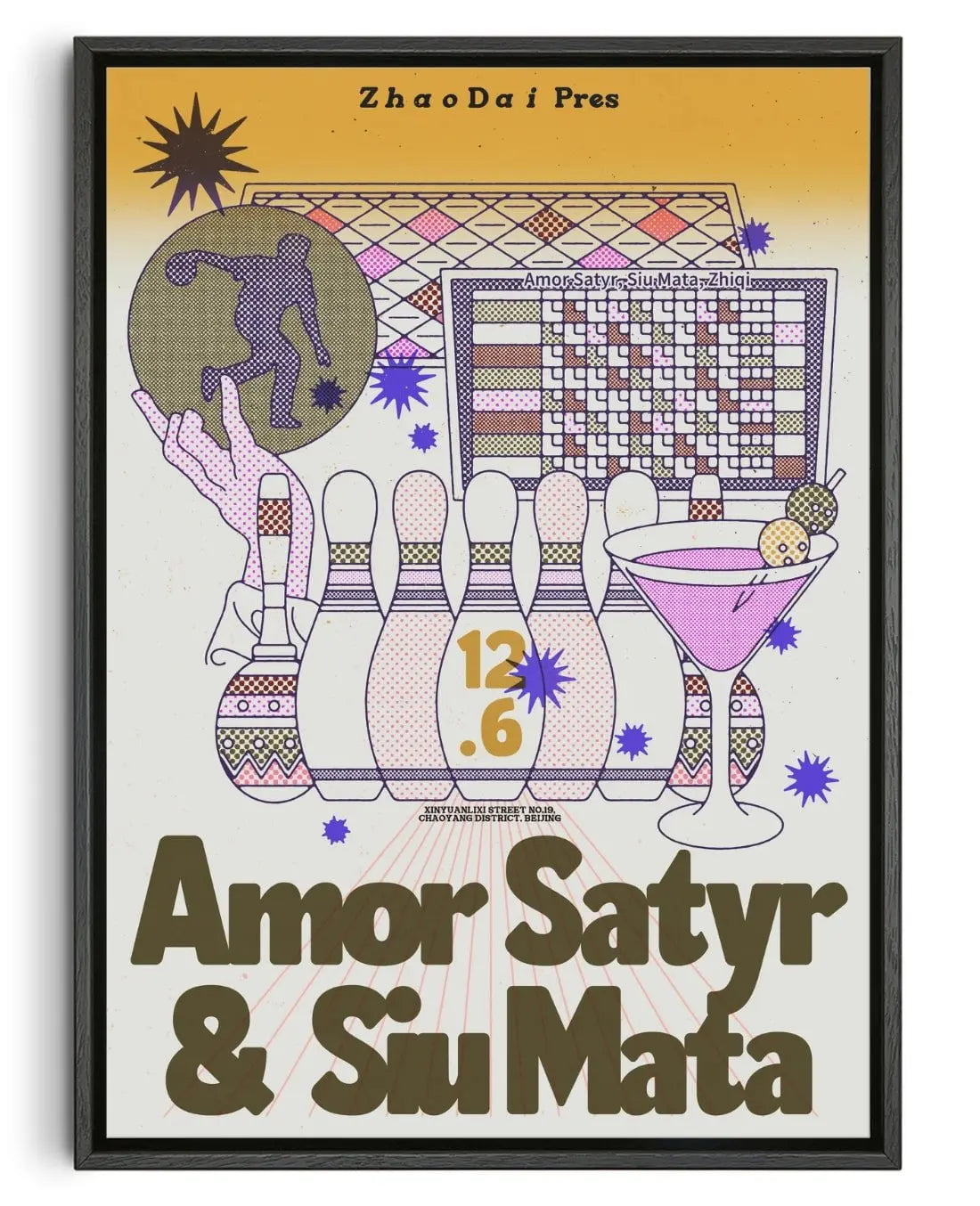 Zhao Dai pres. Amor Satyr & Siu Mata - Canvas Print by MENSLIES | – DROOL