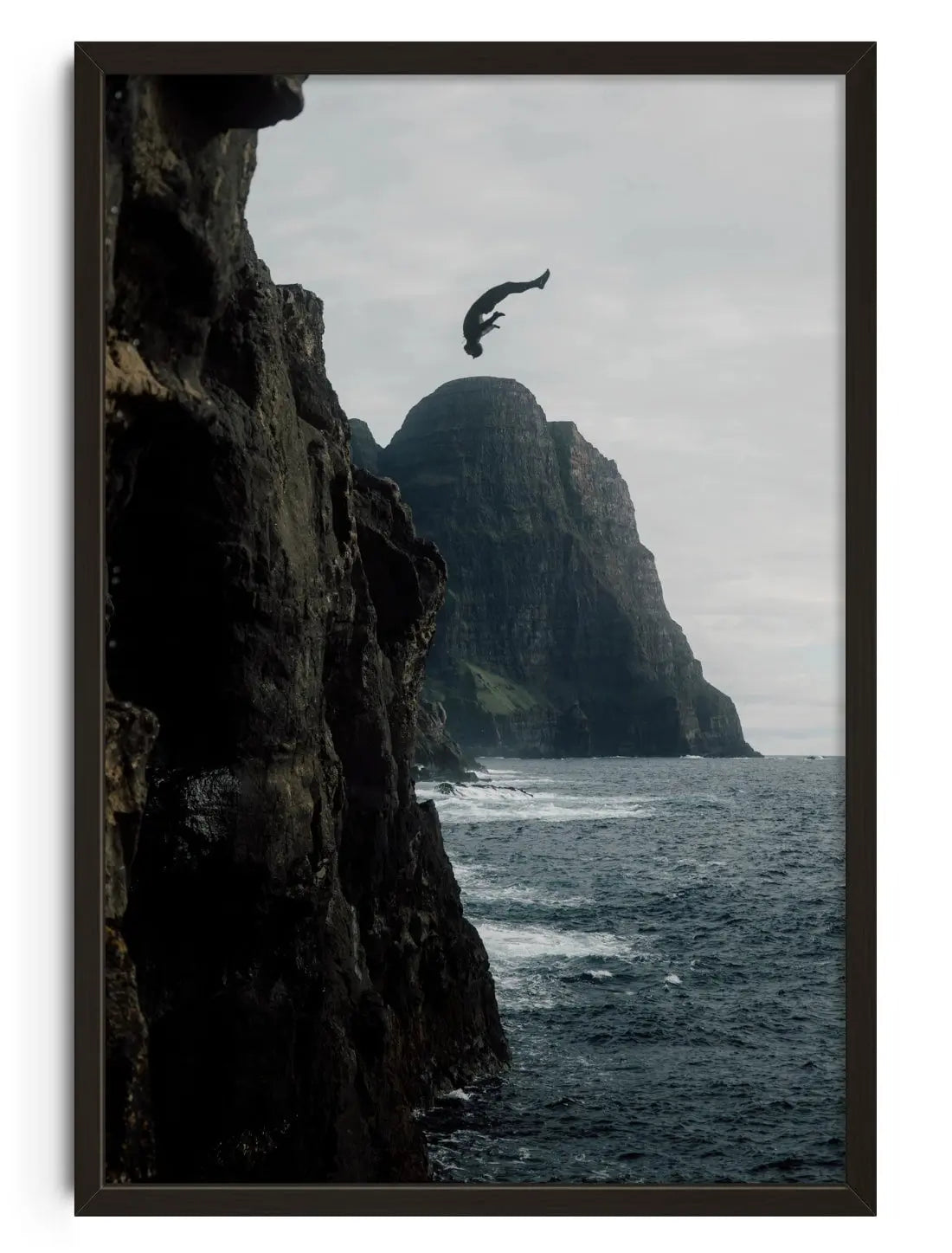 Cliff Diver - Print by Hannes Becker | DROOL Art