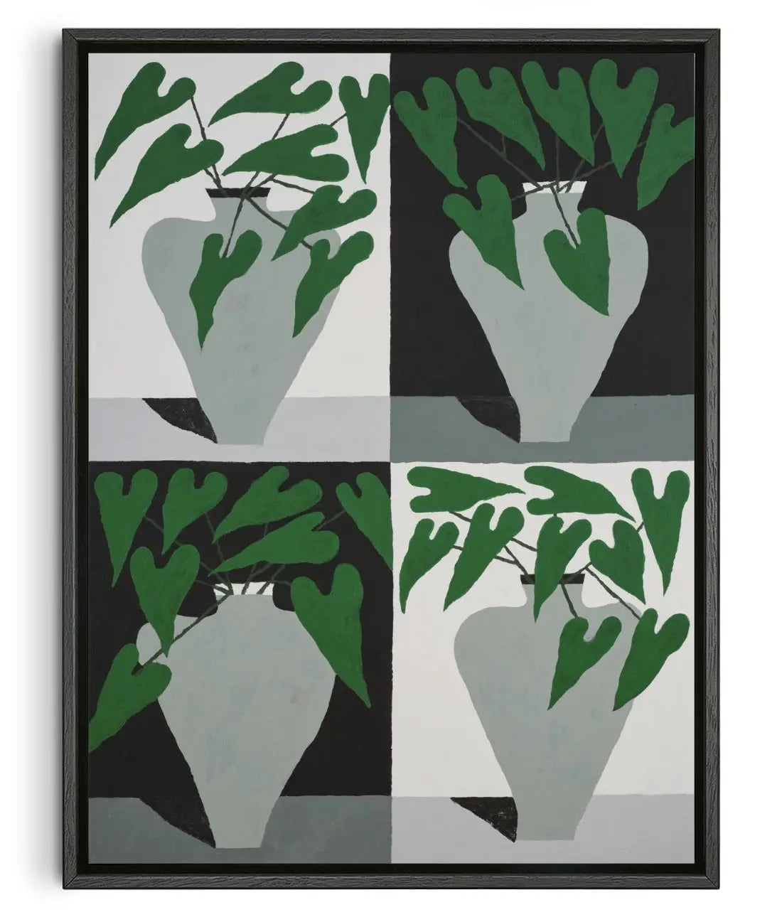 Vases x4 - Canvas Print by Colby Edwards | DROOL Art