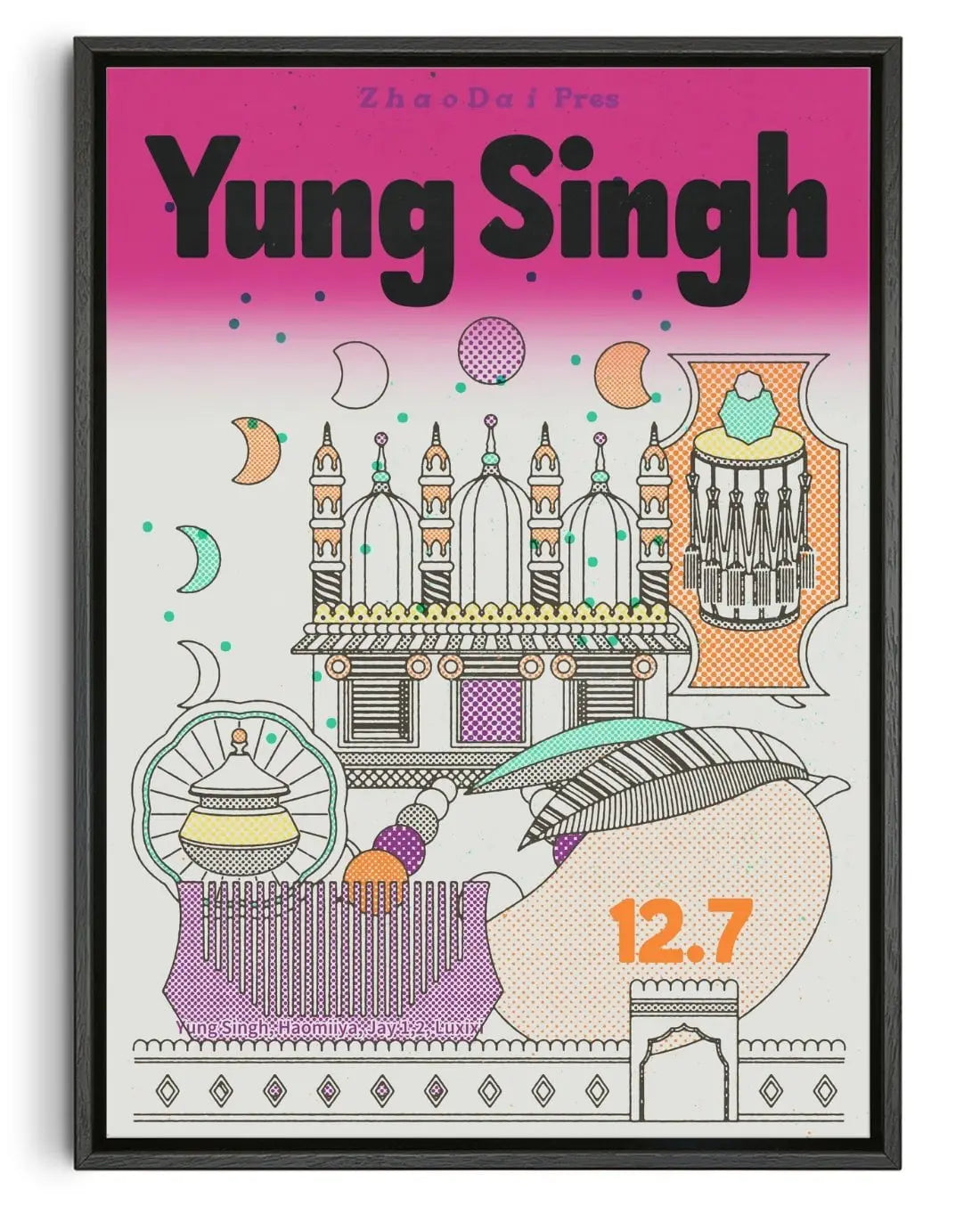 Zhao Dai pres. Yung Singh - Canvas Print by MENSLIES | DROOL Art