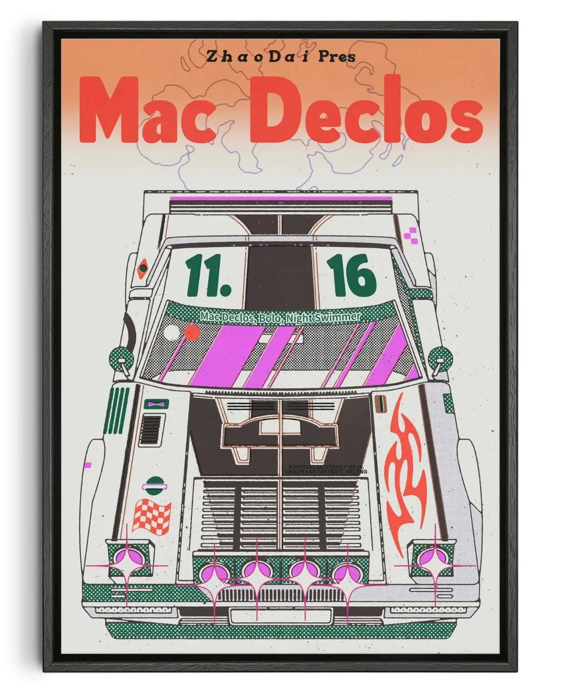 Zhao Dai pres. Mac Declos - Canvas Print by MENSLIES | DROOL Art