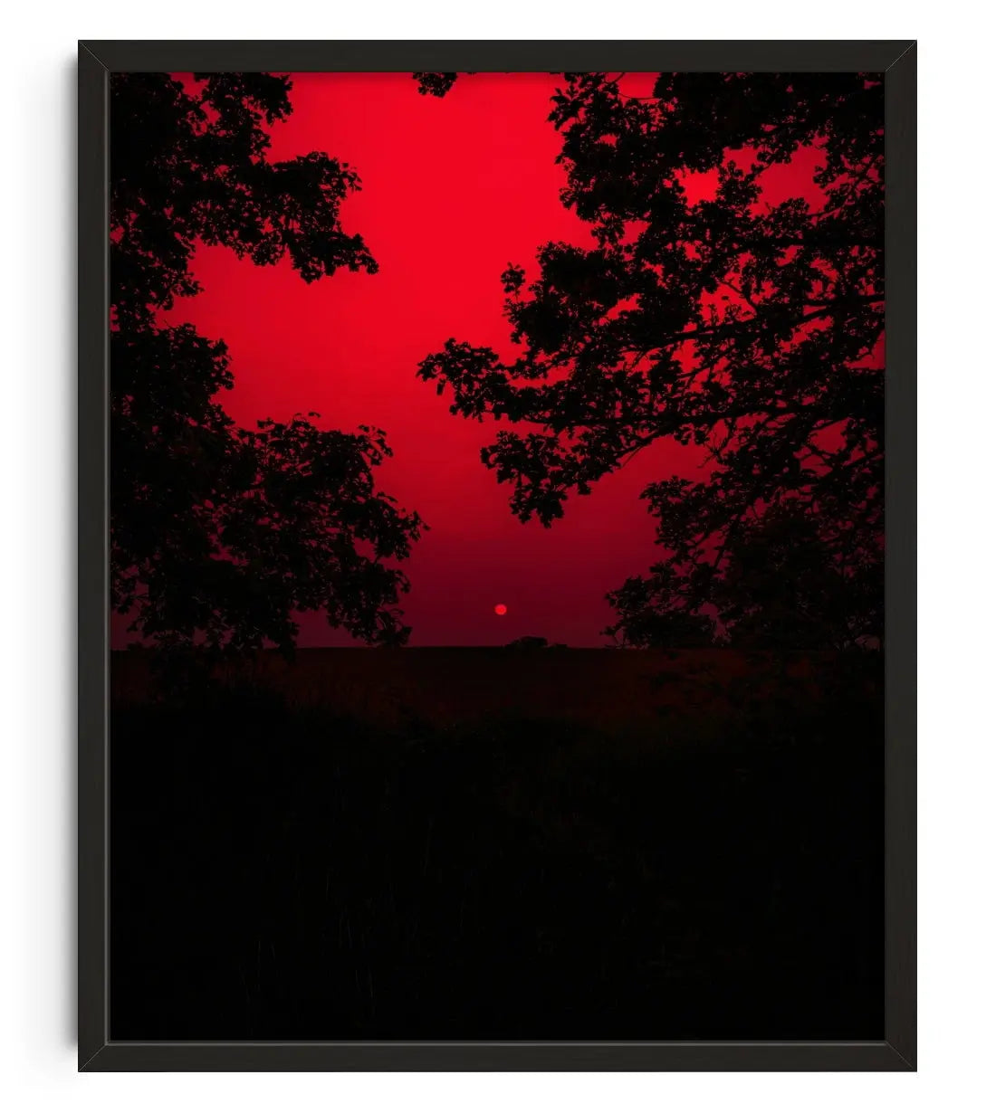 Red Sunset - Print by Andrew Tesdahl | DROOL Art