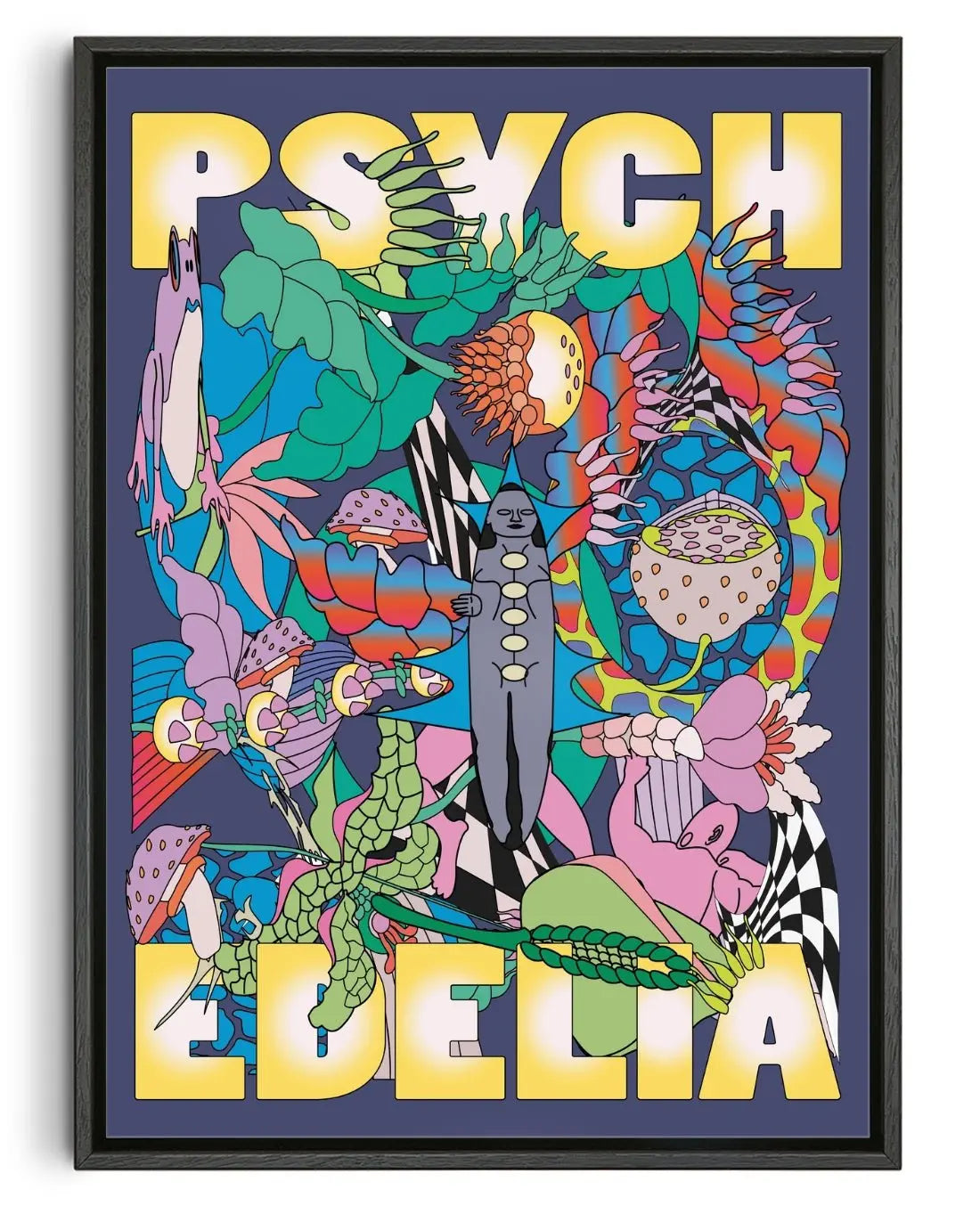 Psychedelia - Canvas Print by Reza Hasni | DROOL Art