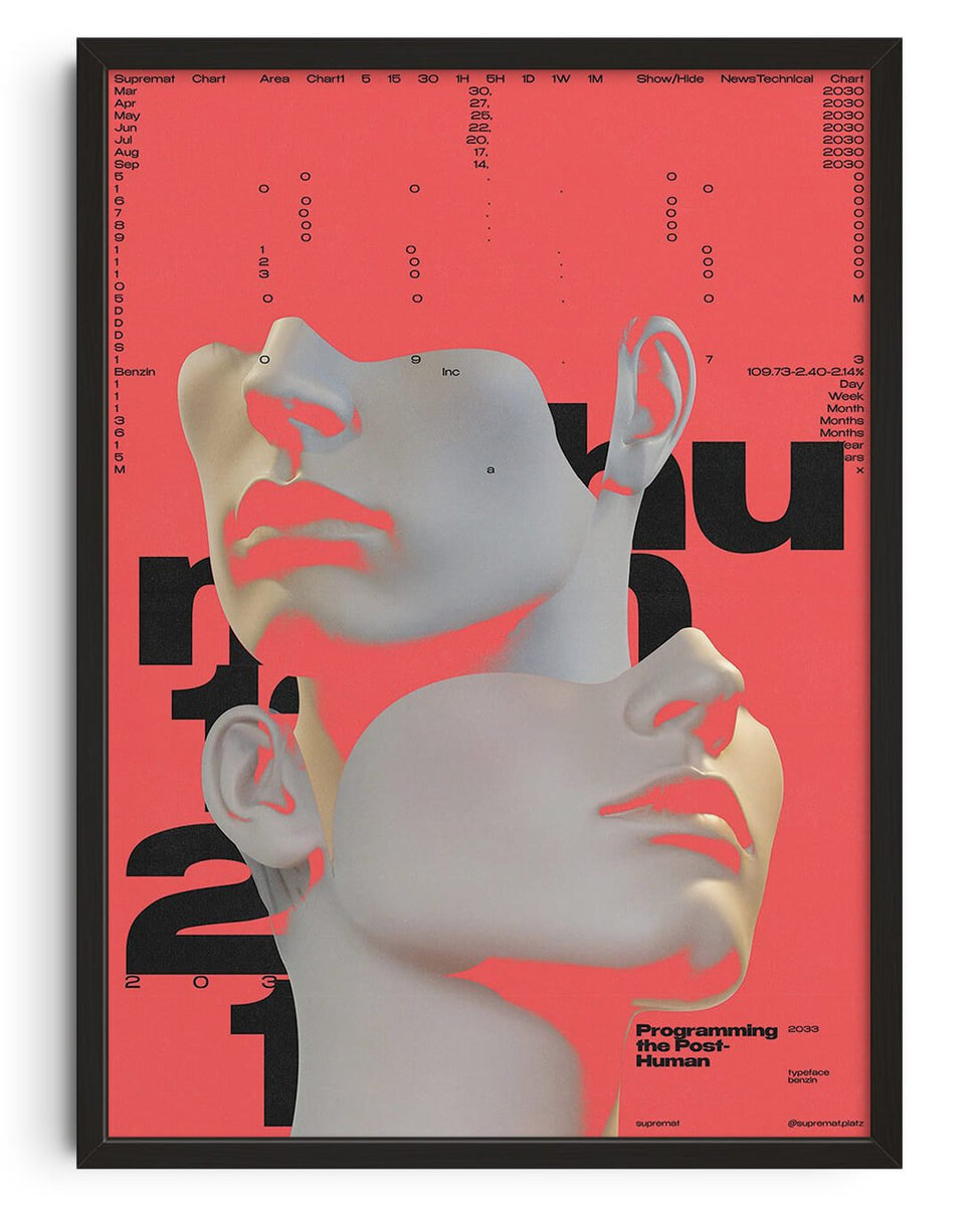 Post-human Contemporary Art Print - DROOL